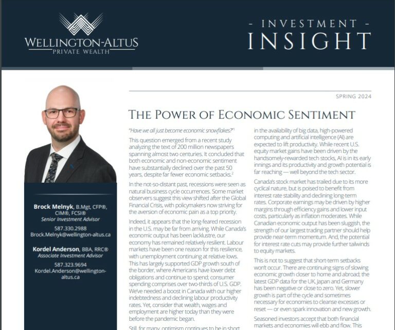 Quarterly Investment Insight – Spring – Melnyk Wealth Management